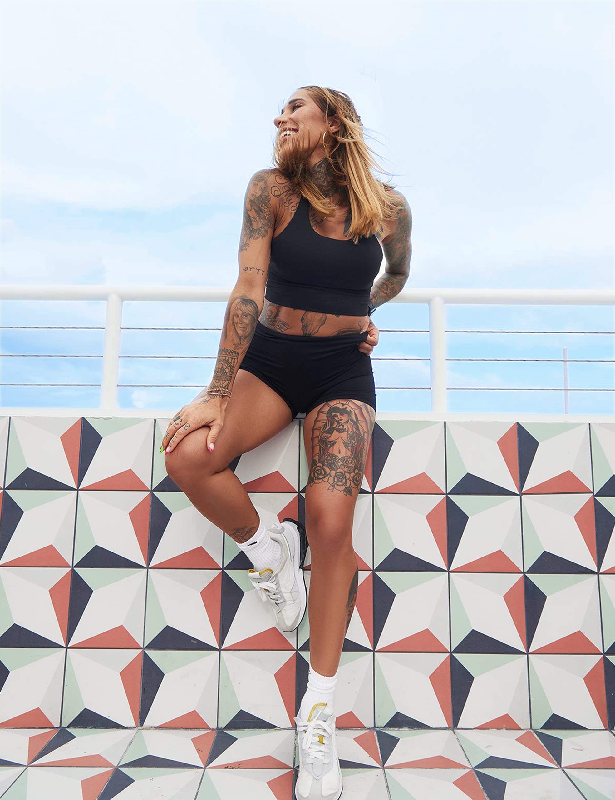 VALANDY Spandex Yoga Shorts for Women, Buttery Soft Biker Shorts High Waisted Workout Booty Shorts 3 Packs