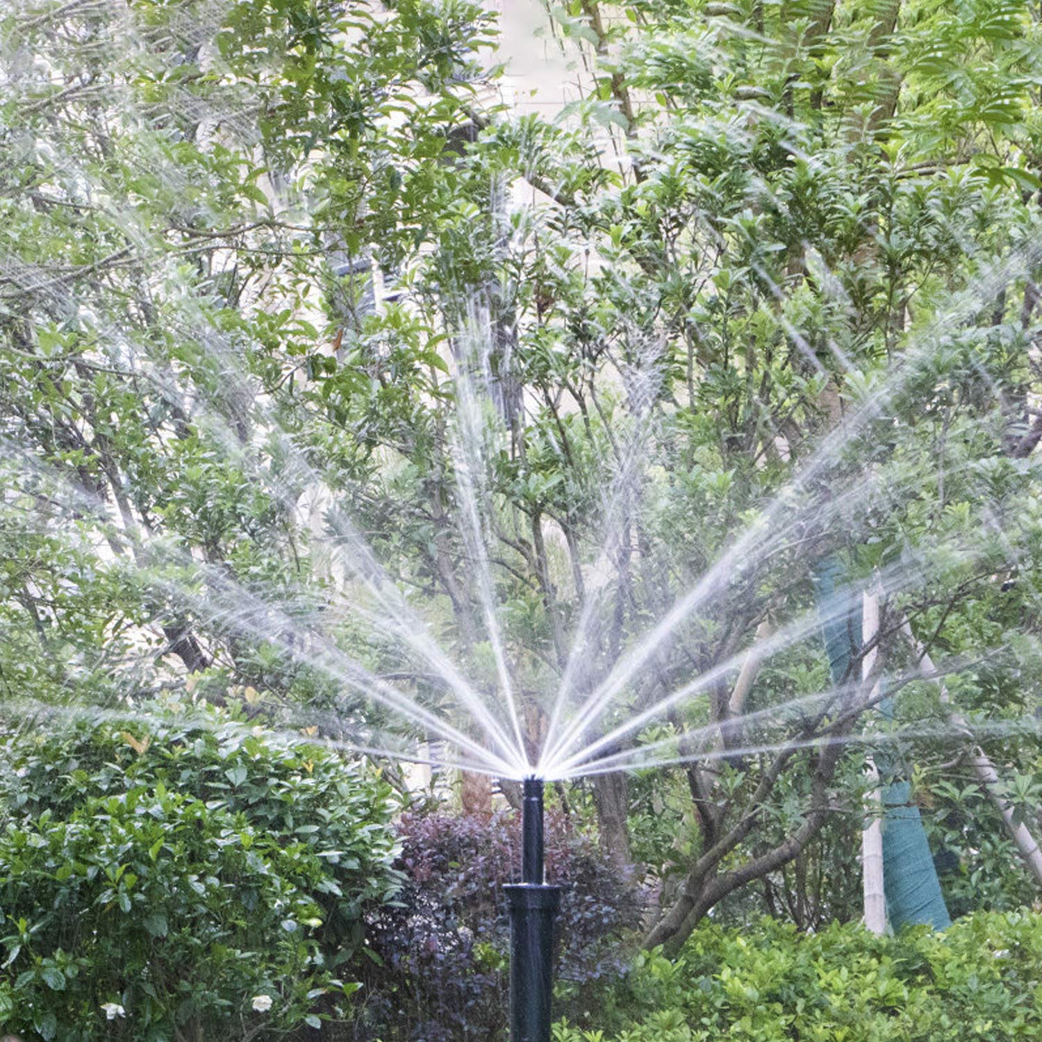 OUTFANDIA 2020 Garden Irrigation System for Large Garden House. 1/2" Blank Distribution Tubing 100ft Watering Drip Kit/DIY Saving Water Automatic Irrigation Equipment Set with Strong Flow.