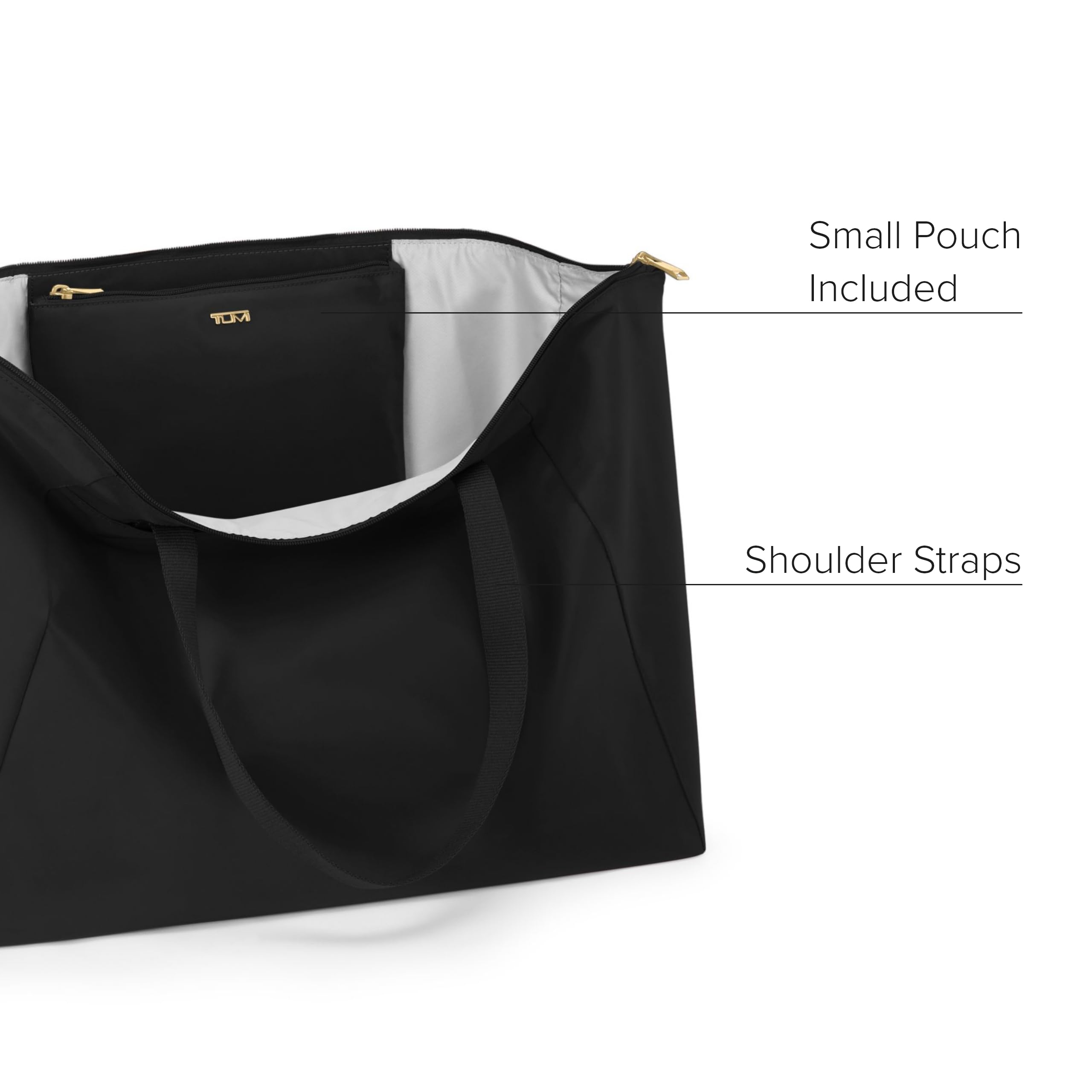 TUMI - Just In Case Tote - Packable Travel Bag - Foldable Travel Tote Bag- Water-Resistant Tote - 14.0" X 23.0" X 9.0" - Desert Red