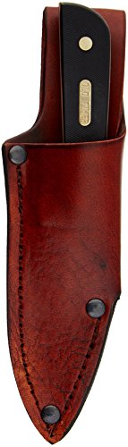 Old Timer 156OT Lil Finger 6.6in High Carbon S.S. Full Tang Fixed Blade Knife with 2.5in Drop Point and Sawcut Handle for Outdoor, Hunting and Camping