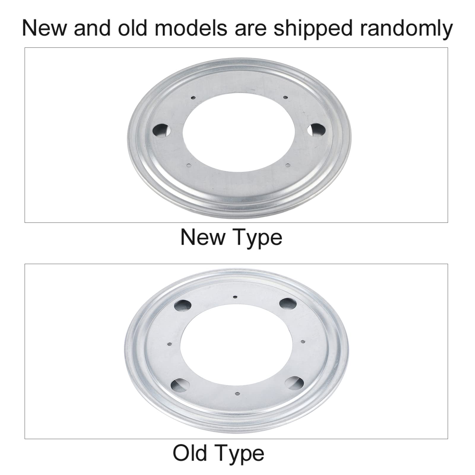 Turntable Steel Ball Bearing, Thick Turntable Bearings for Table, Kitchen Countertop, Pantry, Cabinet, Spices, Makeup, TV, Rotating Swivel Base Plate
