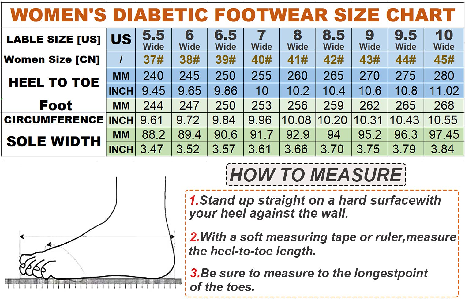 W&LESVAGO Women's Wide Width Diabetic Elderly Shoes Mesh Breathable Walking Sneakers Non-Slip Lightweight Adjustable Easy On and Off Strap for Swollen Feet(9#,Grey)
