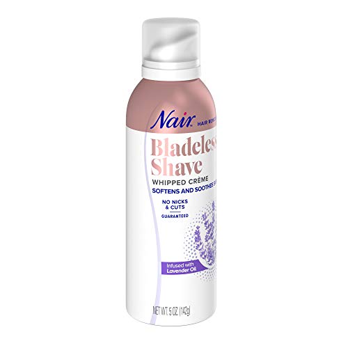 Nair Hair Remover Bladeless Shave Whipped Crème, Painless Hair Removal, 5 Oz Can