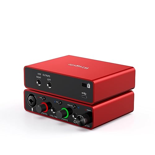 USB Audio Interface Solo(24Bit/192kHz)+48V Phantom Power for Computer Recording Podcasting and Streaming Plug and Play Noise-Free Wrugste XLR Audio Interface for Content Creators Musicians and More.