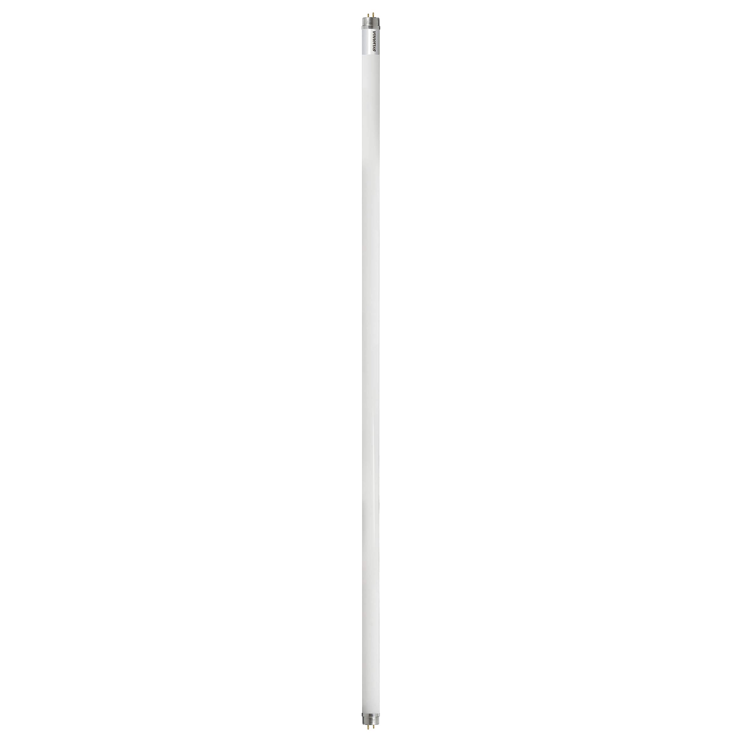 SYLVANIA 4' SubstiTUBE IPS 15W LED T8 Linear Lamp, Non-Dimmable, 2200 Lumens, 4100K, White (40641)