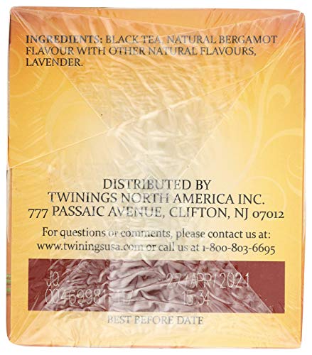 Twining Tea Lavender Earl Grey, 1.41 oz (20 COUNT)