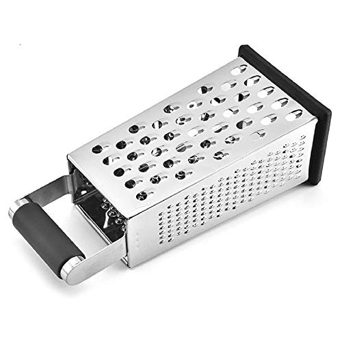 NILICAN Vertical Stainless Steel Grating Four-sided Boxed Grater For Cucumbers, Carrots And Cheese, Grater, Melon, Planing, Potato, Planer, Non-slip Handle,Peeler