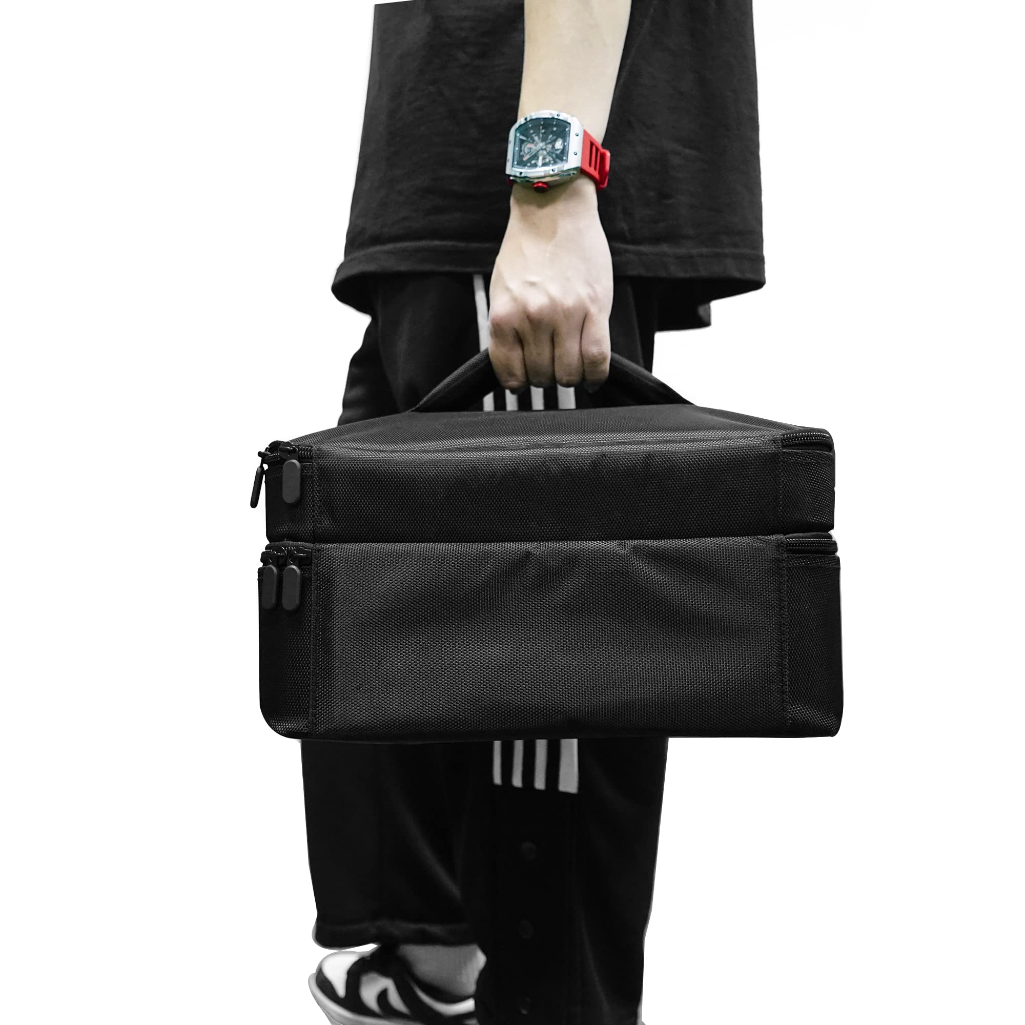 Yosuny Travel Carrying Bag,Drone Storage Case Compatible With DJI Avata Pro-View Combo/DJI Goggles 2 & Accessories - With Retractable Shoulder Straps.