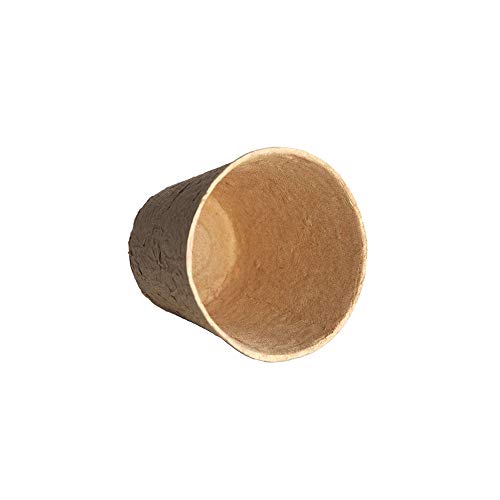 xGarden 100 Pack 3.15" Round Plant & Seed Starter Peat Pots - Nursery Pots for Vegetables or Herbs - Use for Germination or Seedlings