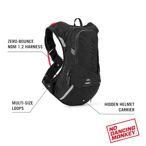 USWE MTB Hydro Hydration Pack with 2L Hydration Bladder - Hydration Backpack for Cycling, Mountain Biking, E-MTB and Gravel Riding, Backpack with Water Bladder (3L, Blue)
