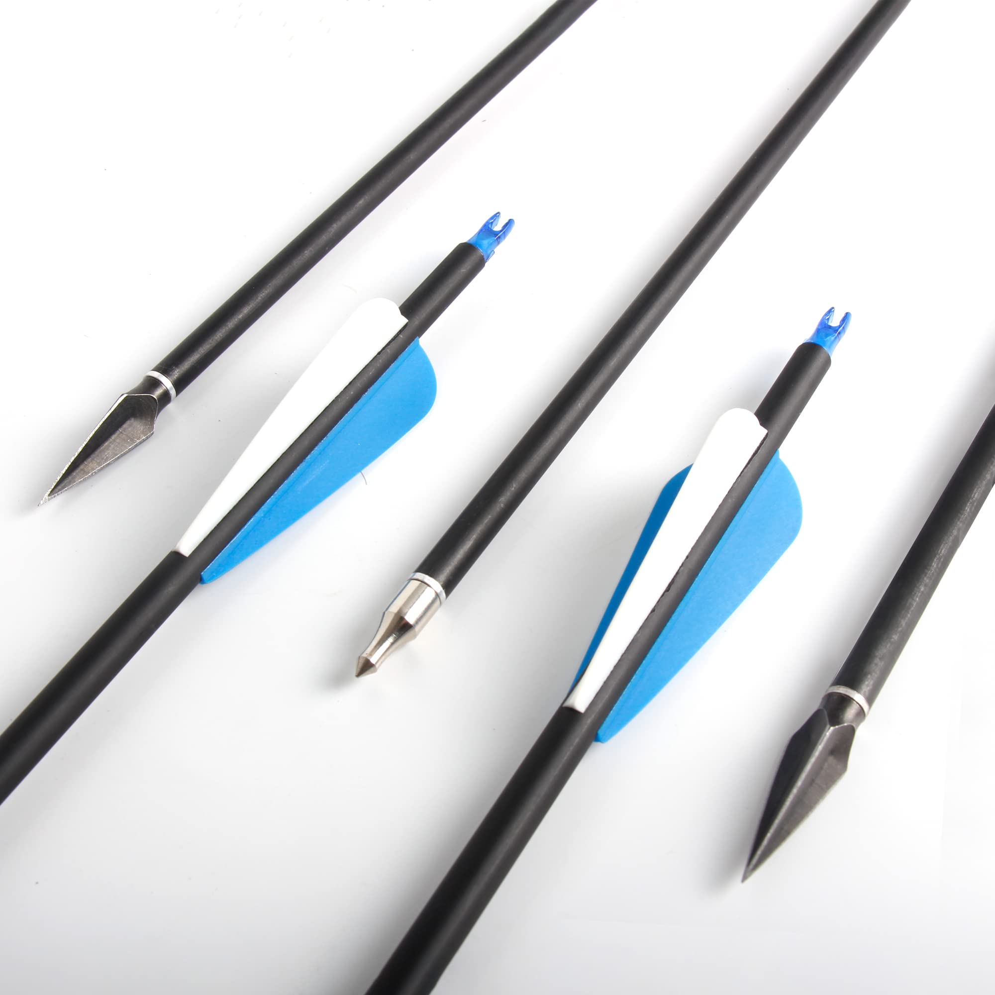 The7boX 40lb 53" Archery Set,Recurve Bows for Adults Right Hand with 6 Mixed Carbon Arrows, 3 Broadheads, Arrow Holder, Single Needle Sight for Beginner Outdoor Hunting and Target Practice
