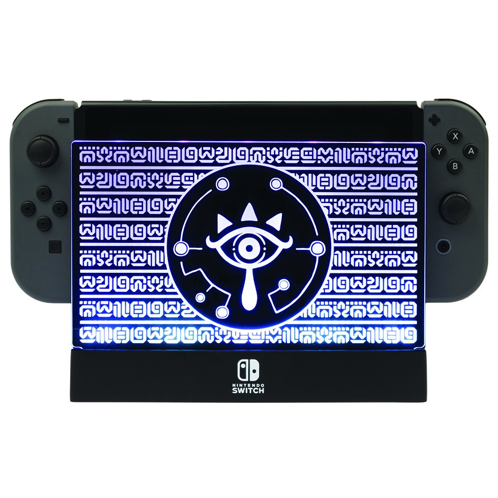 PDP Gaming Custom Light Up Protective Dock Shield: Multicolor - Nintendo Switch