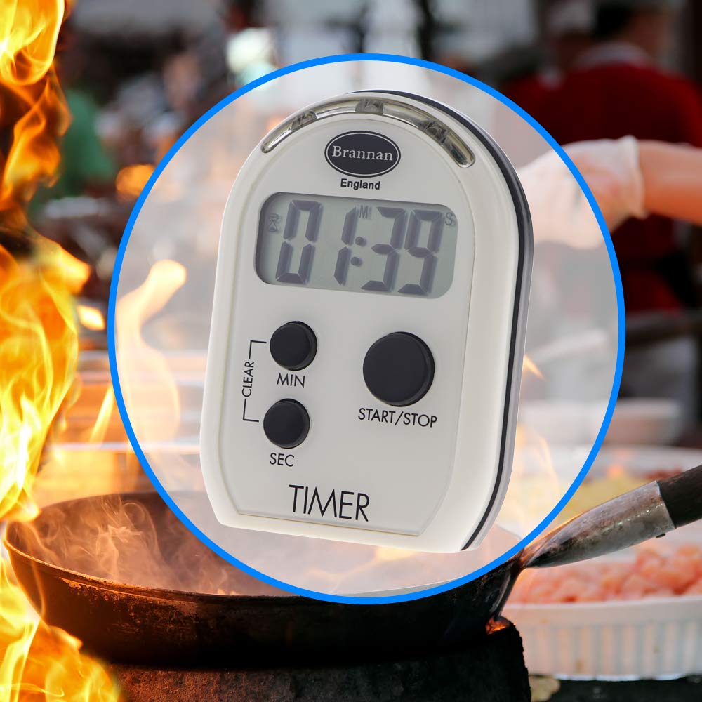 Visual Timer Multi Function with Vibrating Audible and Flashing Alarm - Seniors Countdown Timer Ideal for The Visually and Hearing Impaired