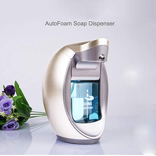 TGRTY Soap Dispenser Liquid Dispenser Smart Foam Liquid Distributor Automatic Foam Dispenser Induction Washing Foam Dispenser Bottle Lotion Dispenser (Color : Yellow)