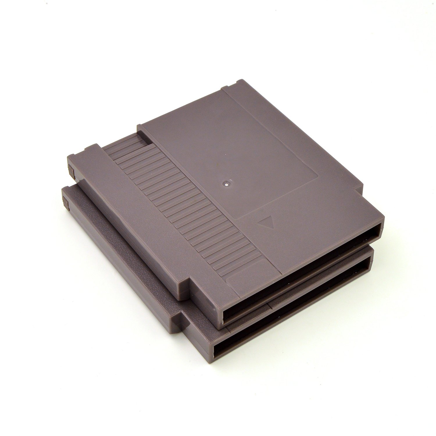 Ninthseason 2PCS NES Cartridge Case Shell for Nintendo NES Games Cartridge with 3 Phillips Head Screws(Grey)