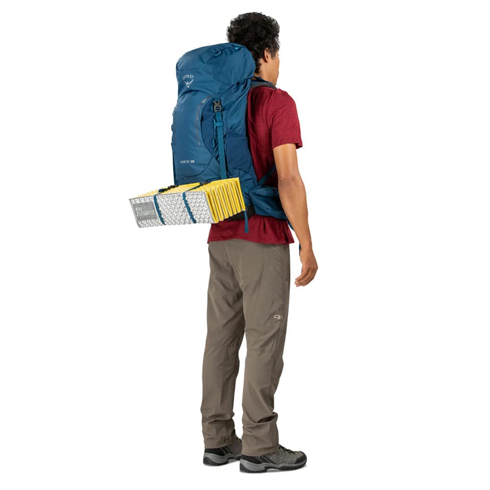 Osprey Kestrel 38 Men's Backpacking Backpack, Picholine Green, Medium/Large