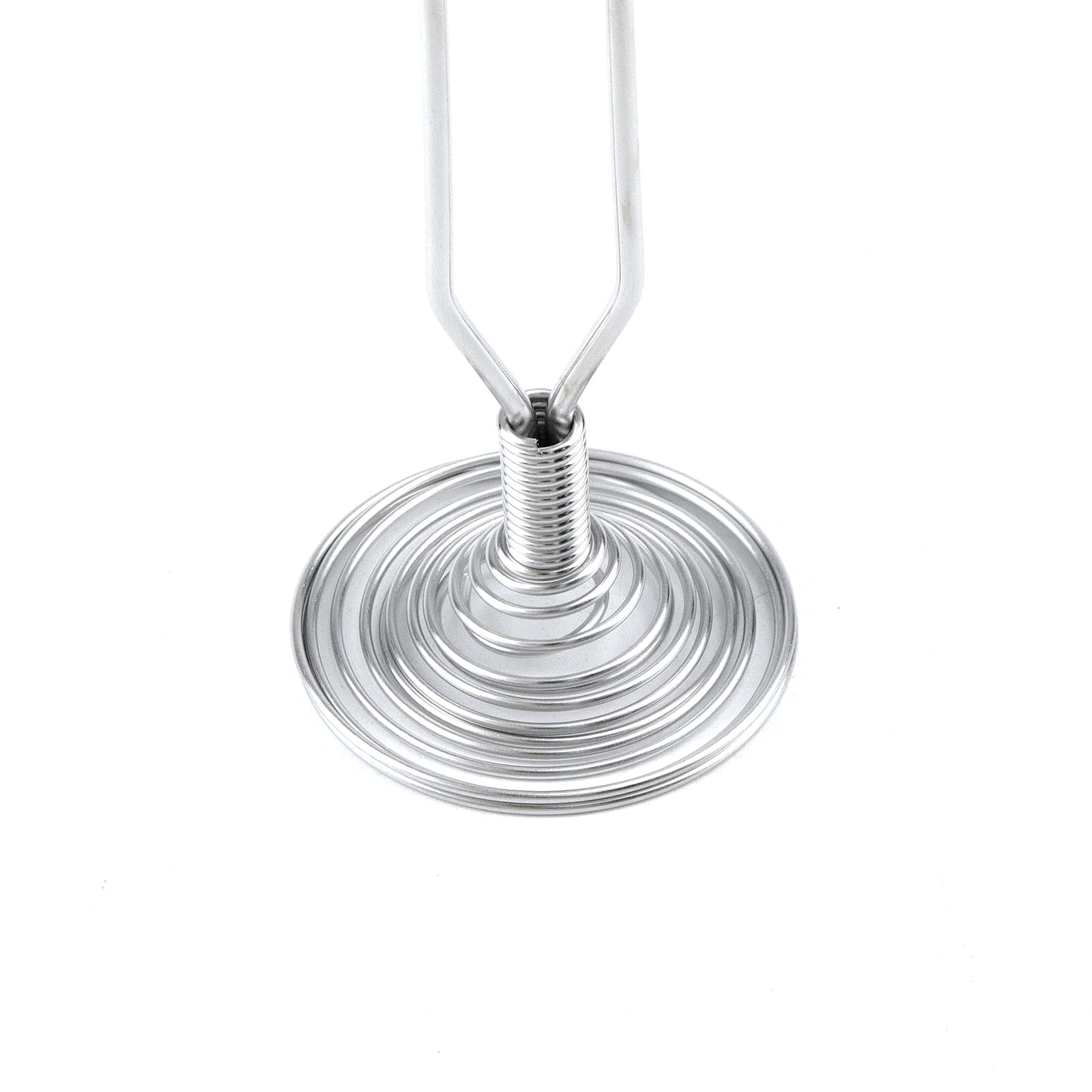 Oedema Stainless Steel Egg Whisk Spring Coil Whisk Cream Scrambler Kitchen Cooking Tool Pack of 2