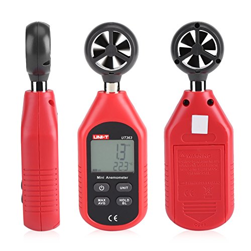 UNI-T UT363 High Accuracy LCD Digital Anemometer Wind Speed Temperature Gauge Meter Tester