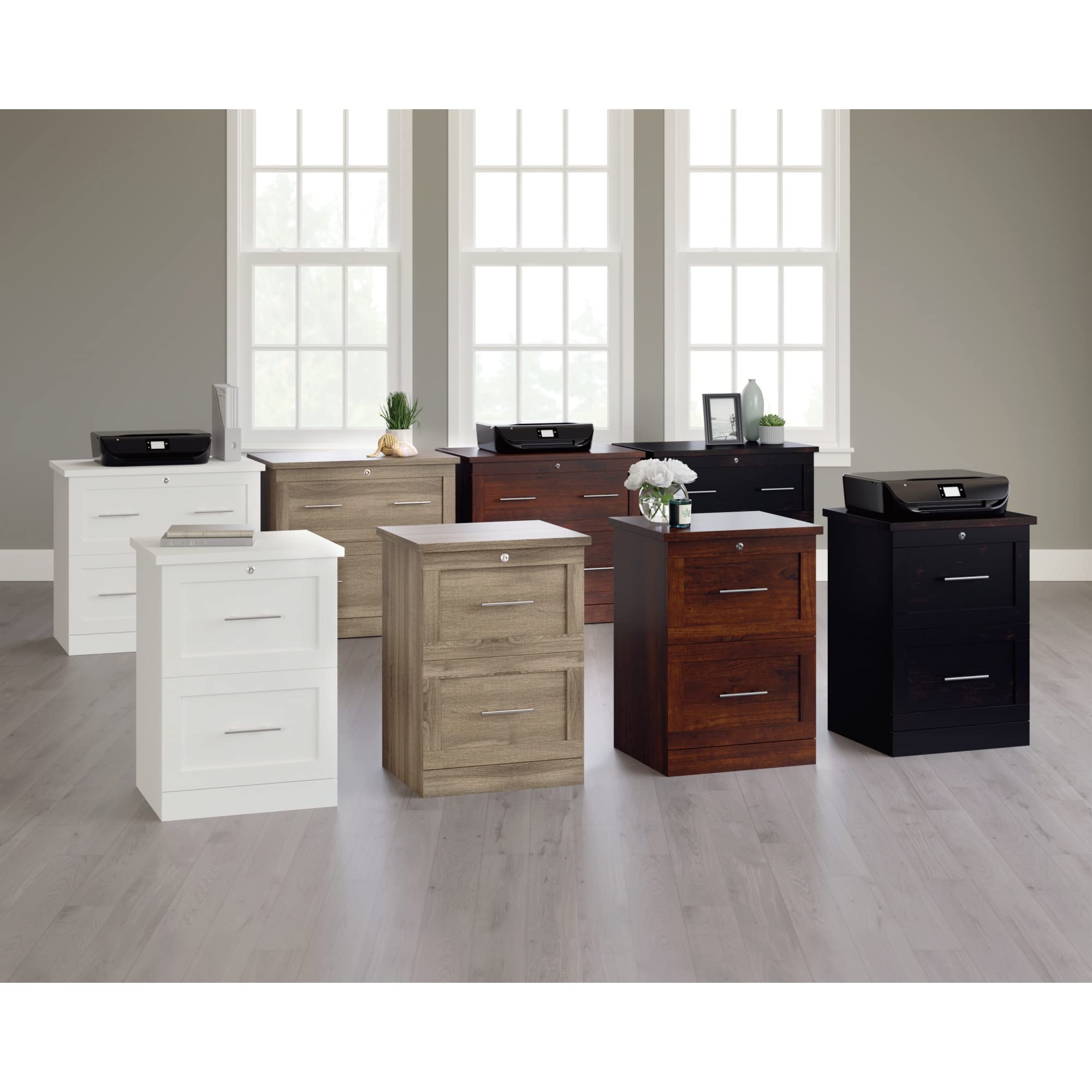 RealspaceĀ® 17" D Vertical 2-Drawer File Cabinet, White