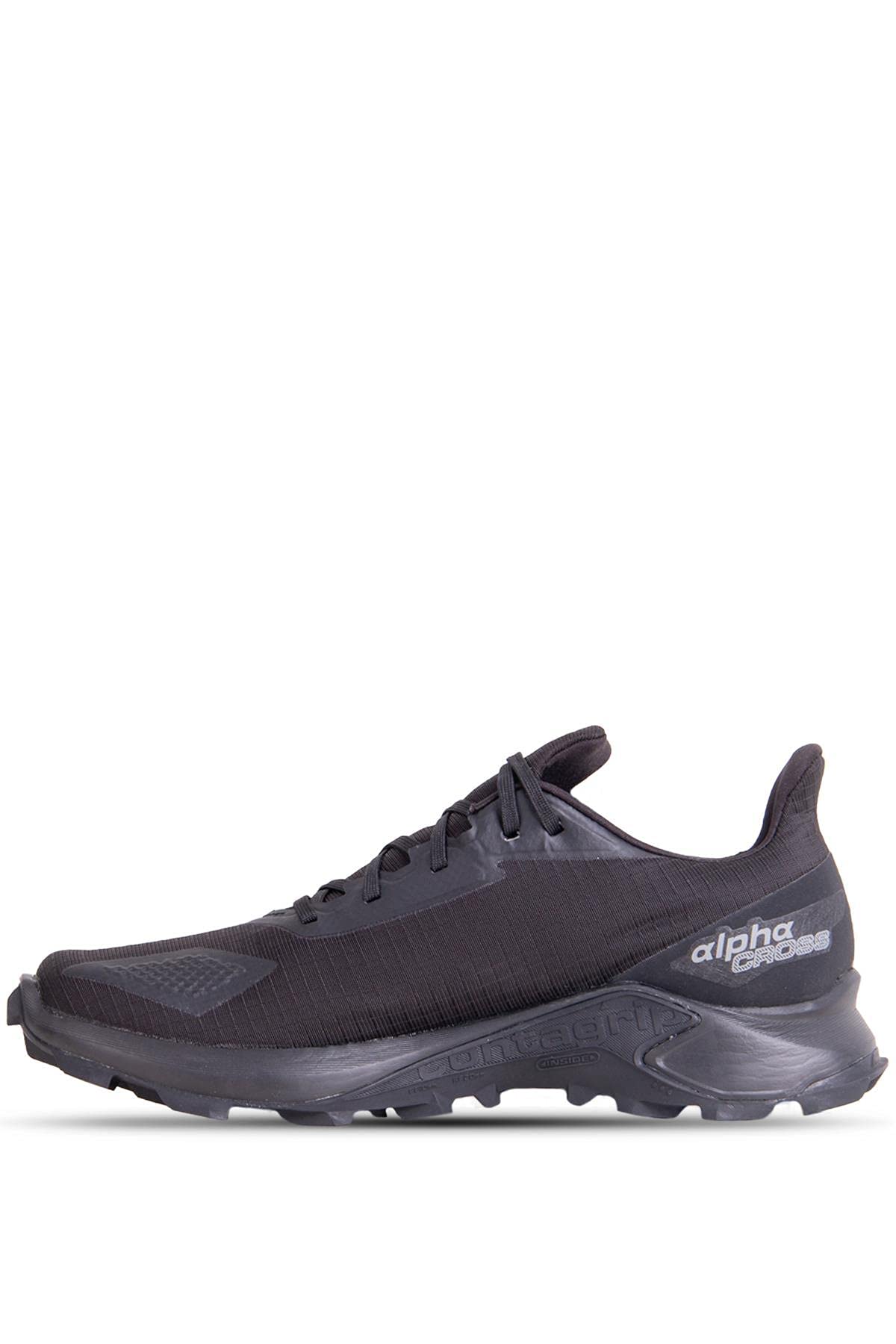 Salomon ALPHACROSS Blast Gore-TEX Trail Running Shoes for Men Sneaker, Black/Black/Black, 11.5