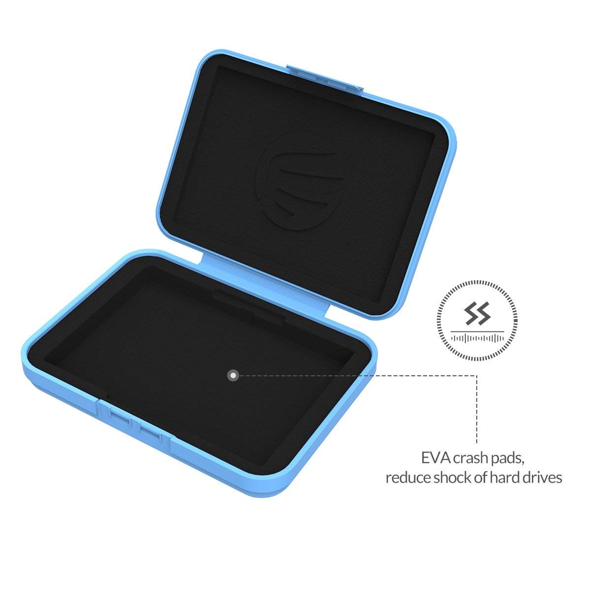 ORICO Hard Drive Case 3.5 inch HDD Storage Protective Bag Anti-Static and Shockproof External Hard Drive Suit for WD,Seagate,Toshiba-PHXBL