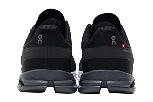 ON Running Mens Cloudflow Running Shoe (Black/Asphalt, 10)