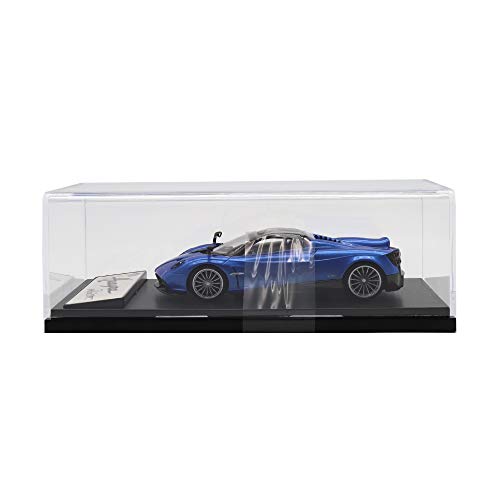 Pagani Huayra Roadster Blue Metallic with Carbon Accents 1/43 Diecast Model Car by LCD Models