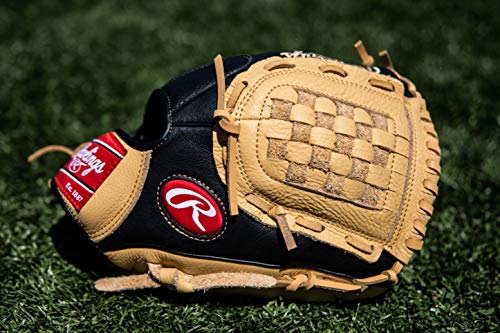 Rawlings Prodigy Series Baseball Glove, Basket Web, 11 inch, Right Hand Throw, Brown