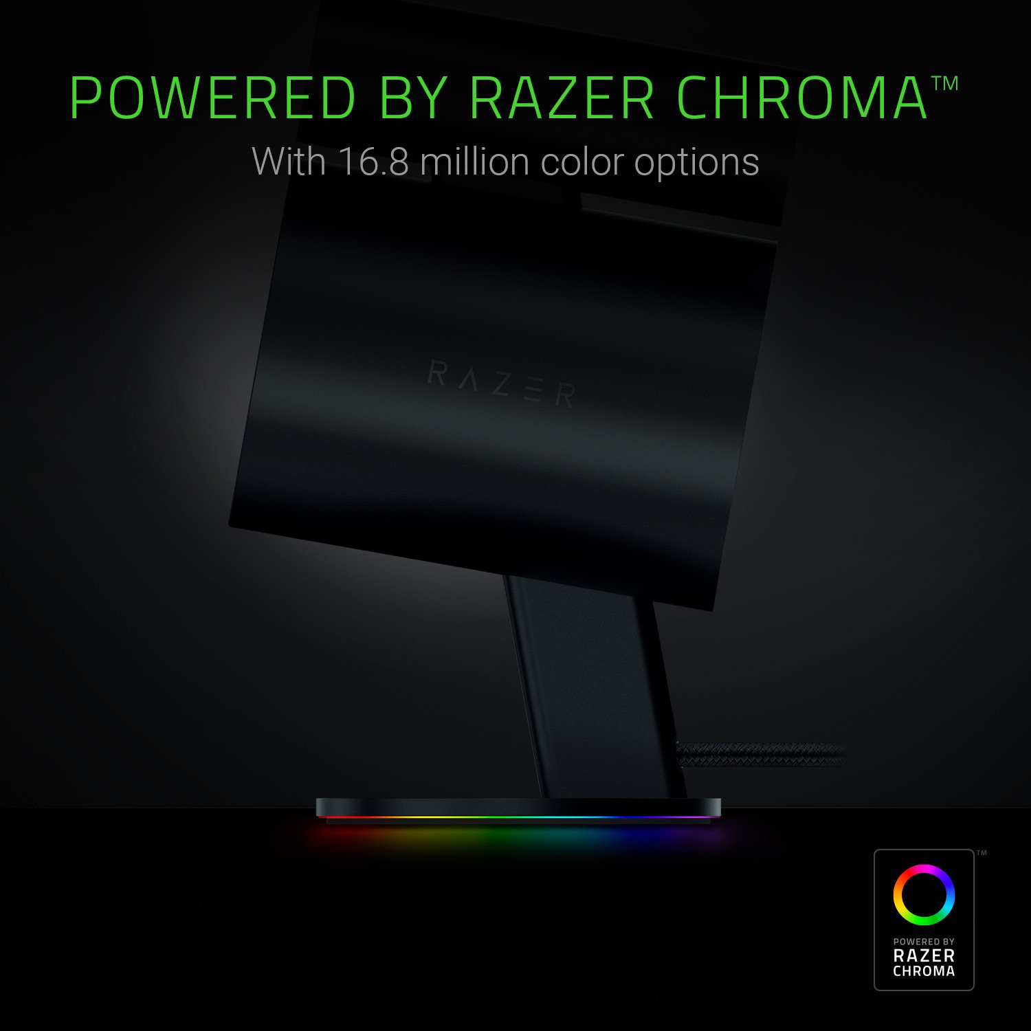 Razer Nommo Pro: THX Certified Premium Audio - Dolby Virtual Surround Sound - LED Illuminated Control Pod - Downward Firing Subwoofer - Powered Chroma - PC Gaming Speakers