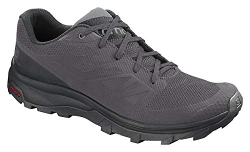 Salomon Outline Hiking Shoes for Men, Magnet/Black/Monument, 7