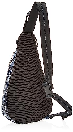 Sakroots Women's On The Go Sling Backpack in Nylon Eco Twill, Midnight Seascape 2