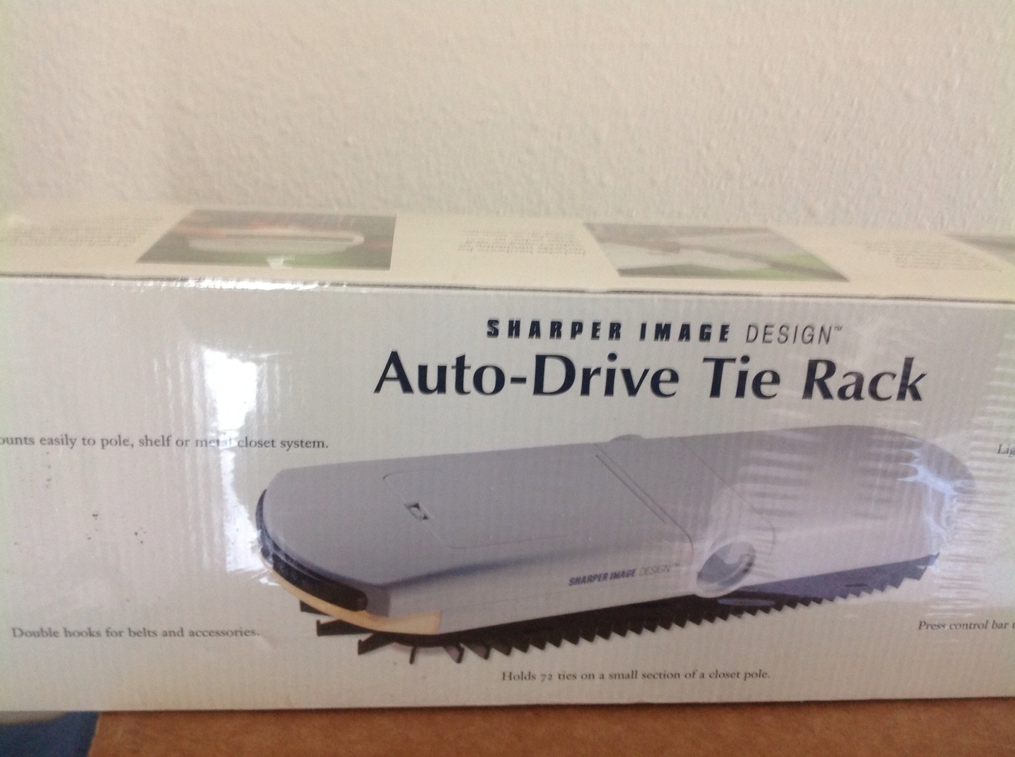 New, Sharper Image Design Auto-Drive Tie Rack