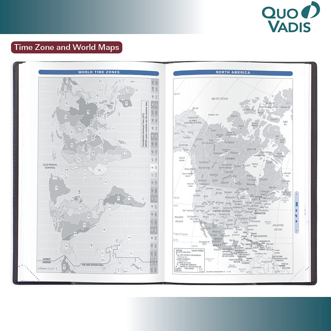 Quo Vadis 2024 Refill For Visual Planner - Time Management Appointment Organizer