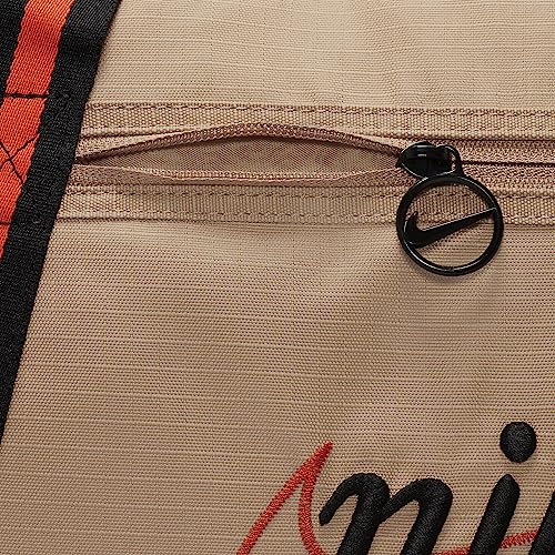 Nike Gym Club Adult Training Bag (24L) (Hemp/Black/Rush Orange)