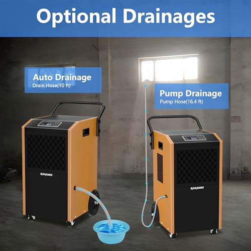 SAHAUHY 30 Pints Dehumidifier with Drain Hose for Basements Home and Large Spaces up to1,500 Sq Ft