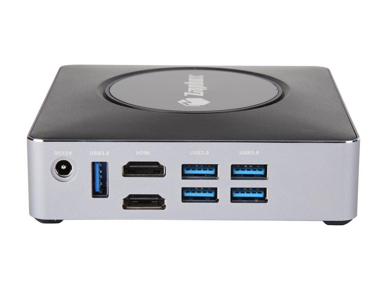 Shuttle Zignbox GL01 Fanless Mini PC Intel Gemini Lake N4000 CPU Up to 2.6GHz 4GB RAM 128GB SSD Dual HDMI Dual LAN Windows 10 Pro (GL014G128W10)
