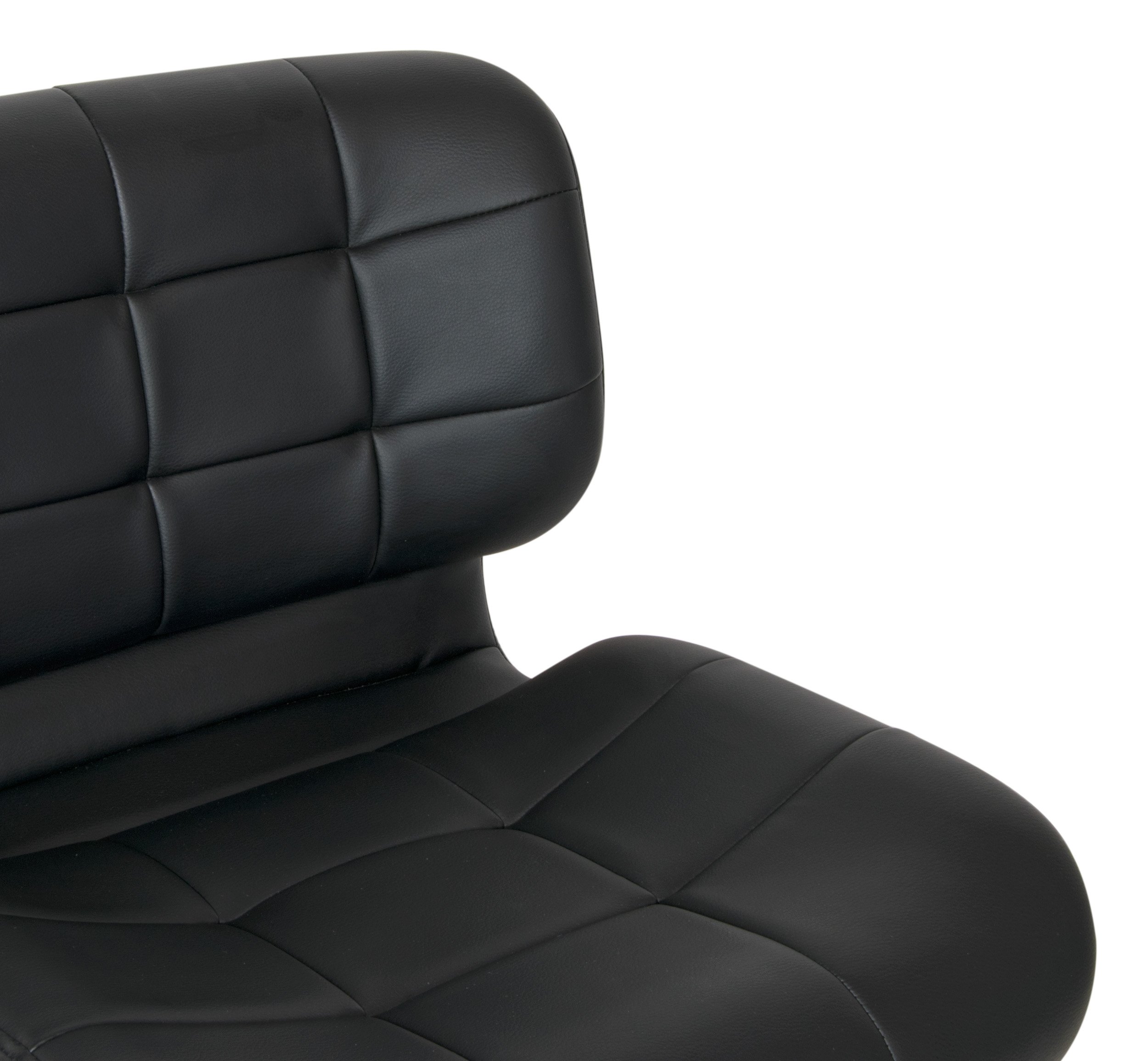 Studio Designs Black Crest Drafting Work Chair with Foot Rest - Adjustable Height - Contoured for Desk or Drafting Table