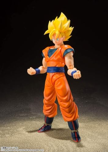 TAMASHII NATIONS - Dragon Ball Z - Super Saiyan Full Power Son Goku, Bandai Spirits S.H.Figuarts Action Figure