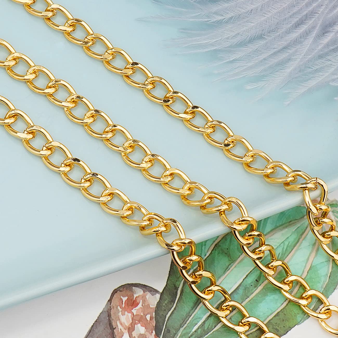 Wovanoo Multilayer Chain Belts for Women Layered Metal Waist Belt Boho Belly Chain Gold Sunflower 110cm