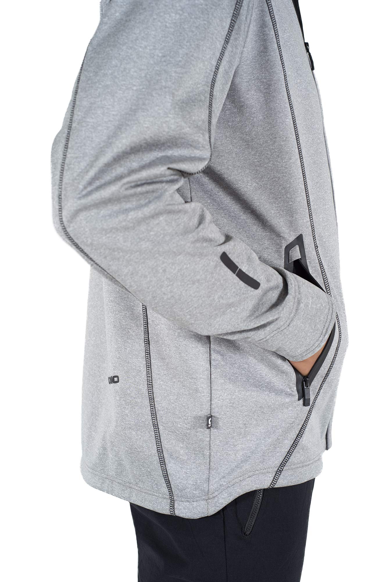 OGIO All Elements Tech Full Zip Jacket, Gray, XX-Large