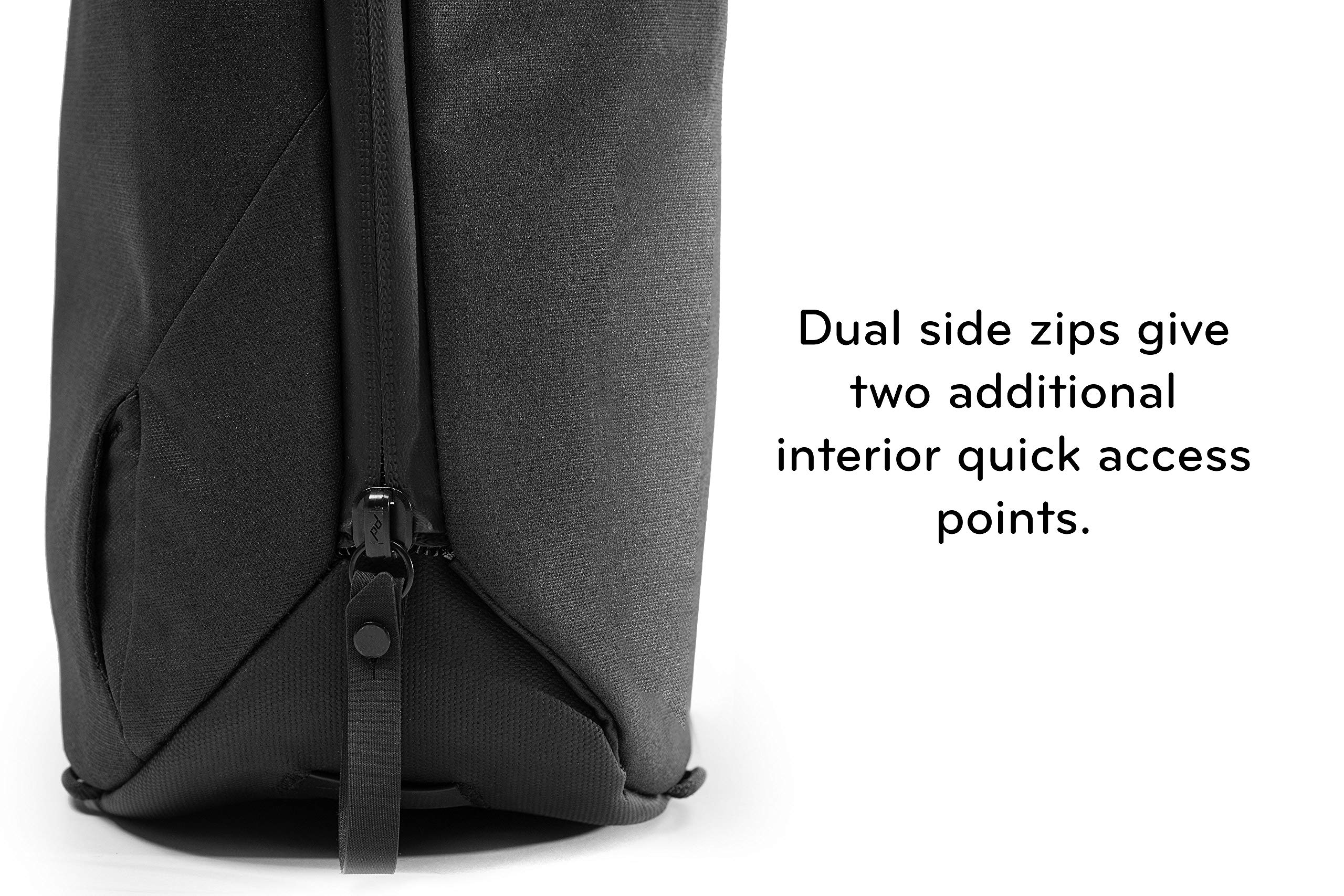 Peak Design Everday Totepack 20L Black, Urban Travel or Photo Carry (BEDTP-20-BK-2)