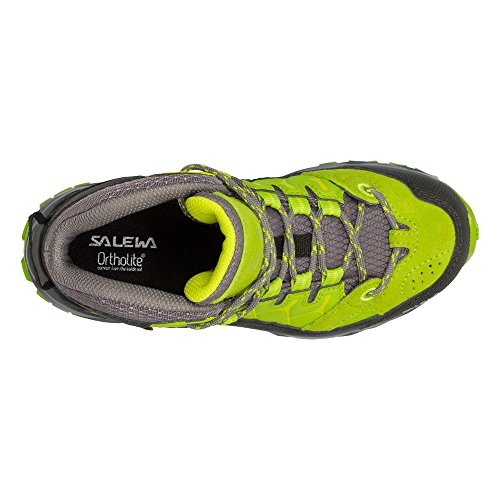 Salewa JR ALP Trainer MID GTX Trekking & Hiking Boots, Dark Denim Charcoal, 2 US Unisex Big Kid