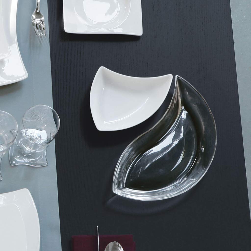 Villeroy & Boch New Wave Move 2 (Triangle Shape), 5.5 x 6 in, White, 1 Count (Pack of 1)