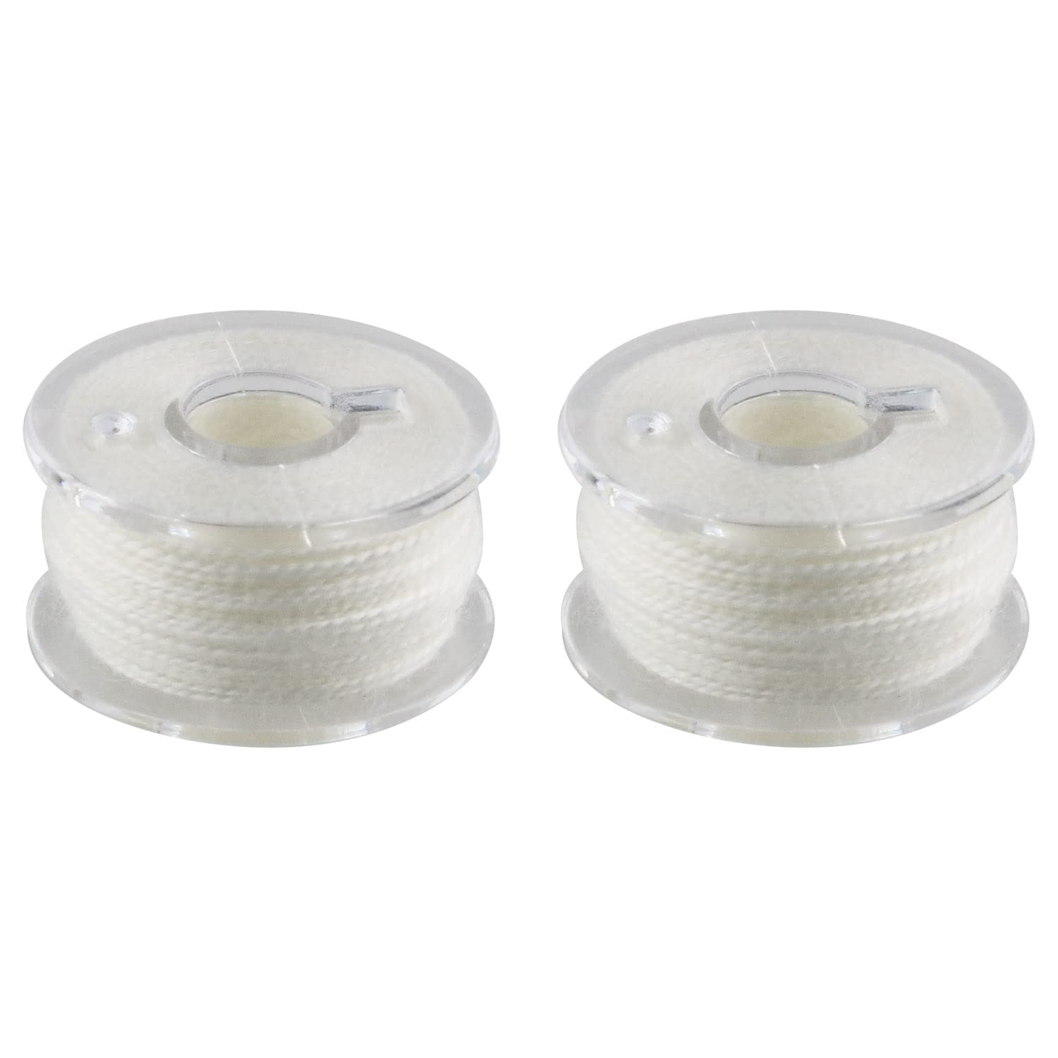 WHYHKJ 2PCS Braided Line, Fishing Line, Fishing Line Water Soluble PVA White Bait Line Funnel System Fishing String Tape Tool Accessory