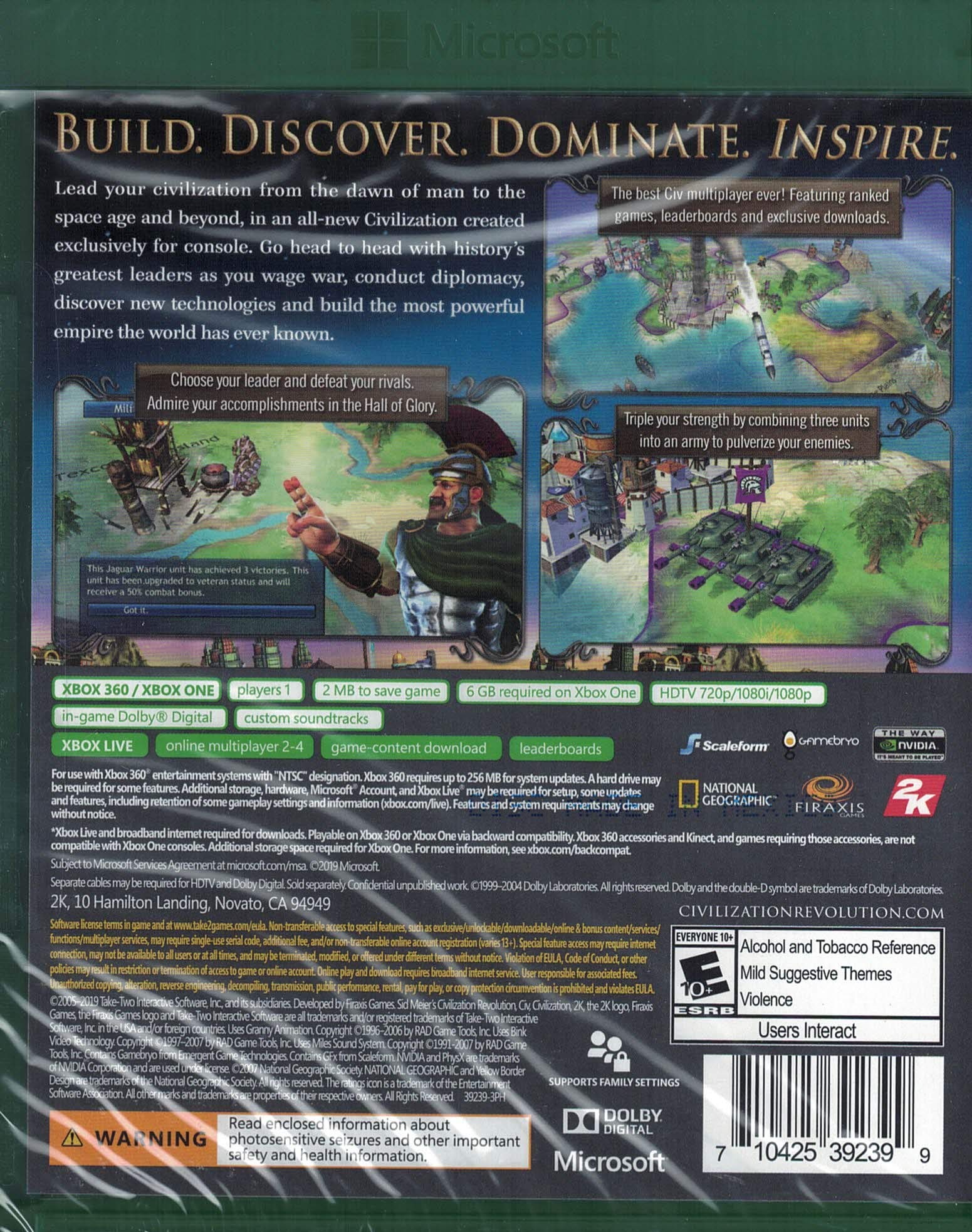 Sid Meier's Civilization Revolution - Xbox One / Xbox 360