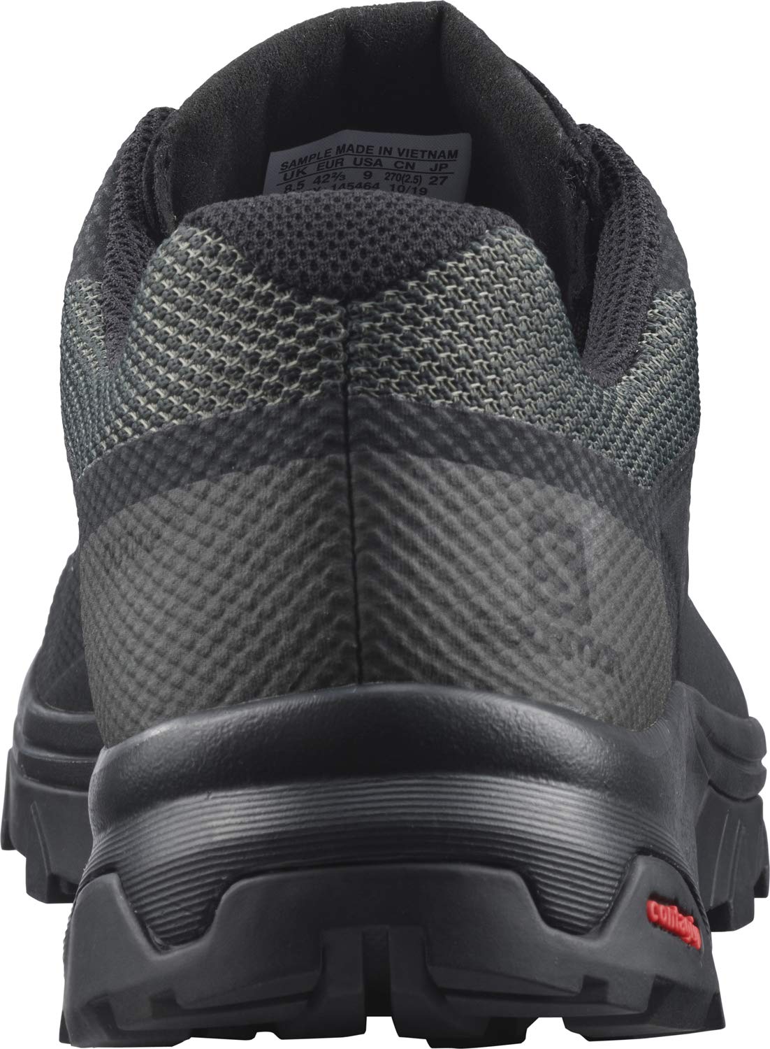 Salomon Outline Gore-TEX Hiking Shoes for Men, Burnt Olive/Black/Safari, 11.5 Wide
