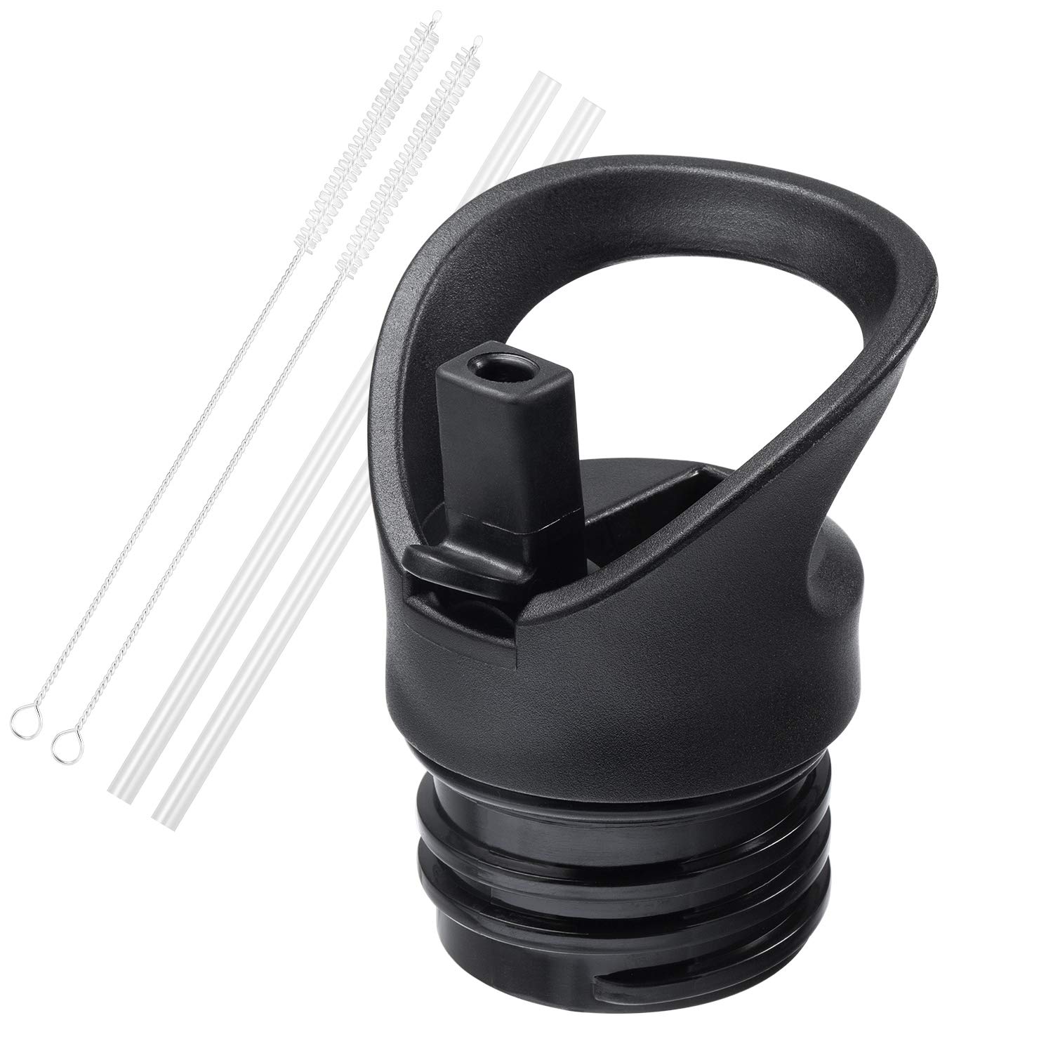RRegeny Straw Lid for Hydro Flask Standard Mouth,Straw Lid Compatible with Hydroflask Standard Mouth 18 21 24 oz, Top Sport Cap with Fixed Handle for Hydroflask Straw Lid