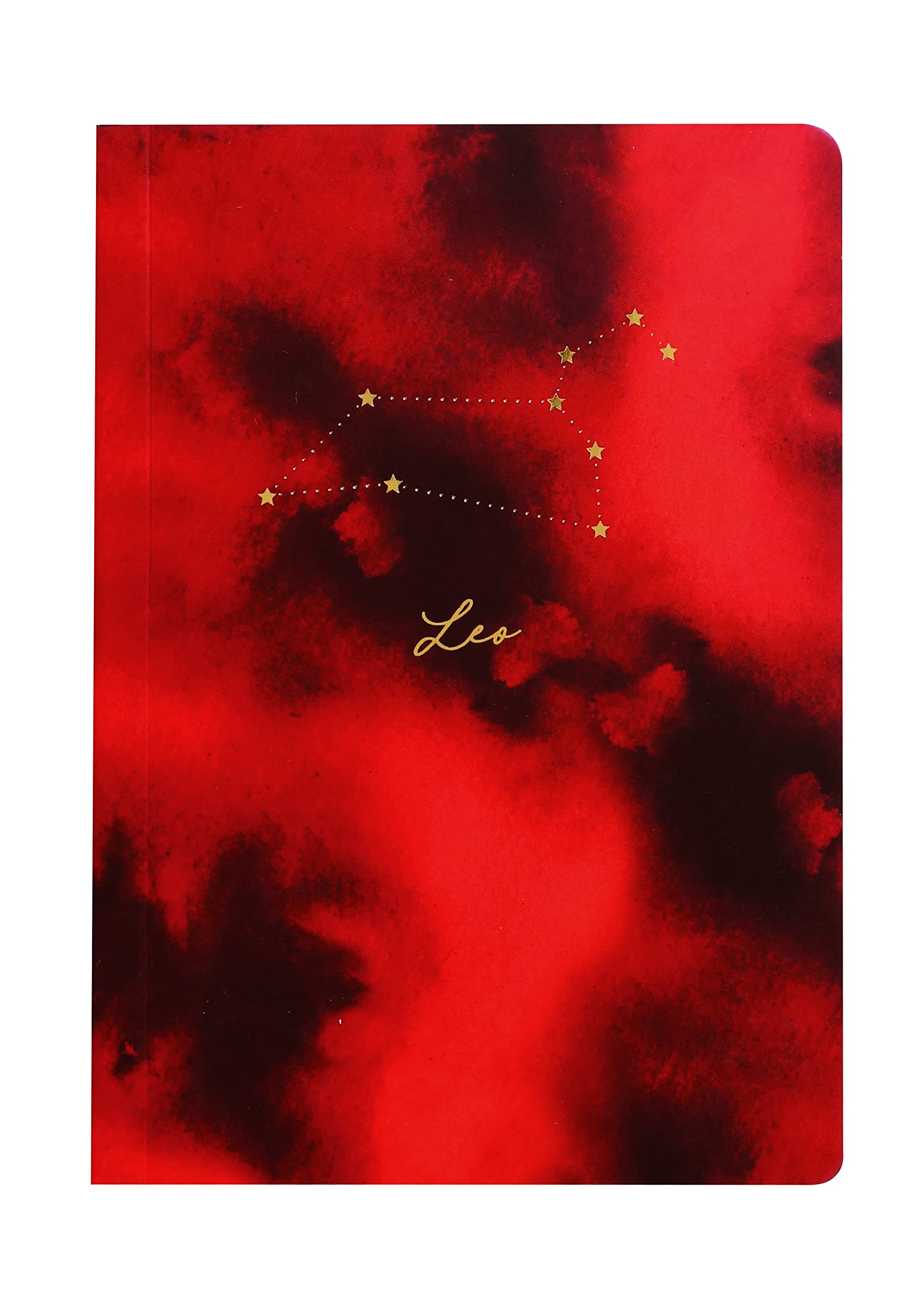 Portico Designs Constellations Pocket-Sized Journal, 5.8" x 4.1", Leo,Gold