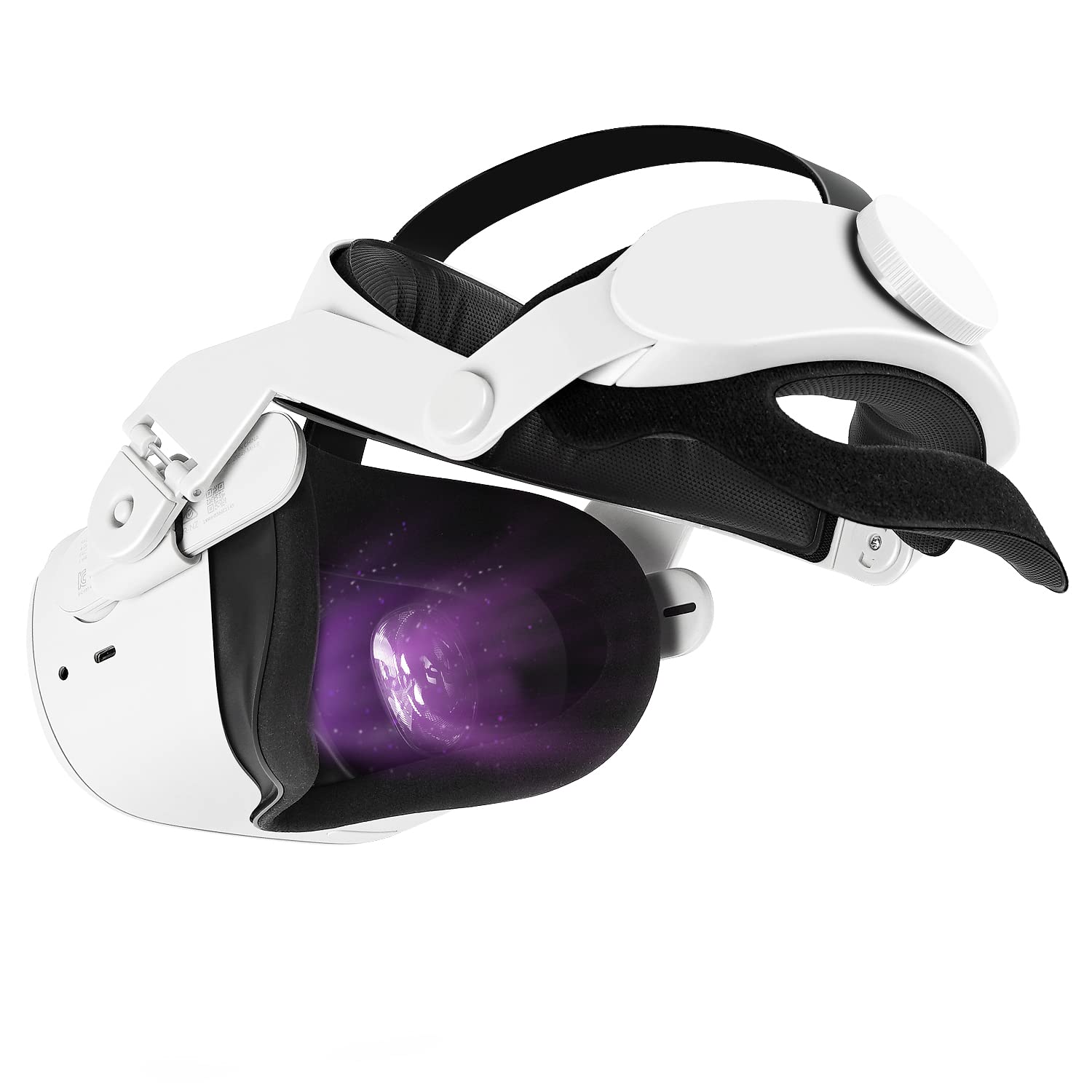 VeeR Head Strap for Quest 2, Adjustable Elite Strap for Reduce Face Pressure Enhanced Support in VR