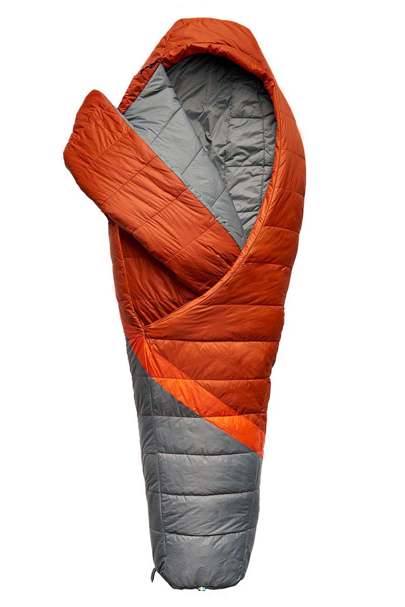 Sierra Designs Night Cap 35 Degree Sleeping Bags - Recycled Synthetic, Zipperless, Mummy Style Camping & Backpacking Sleeping Bags for Men & Women (Regular)